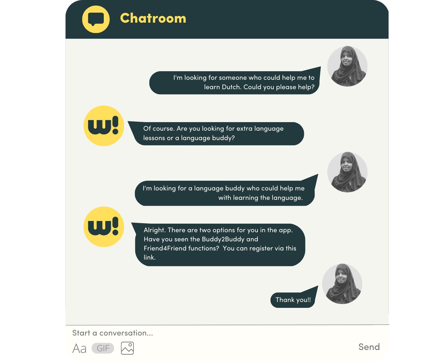Newcomers - Welcome app: connections, information, and activities.